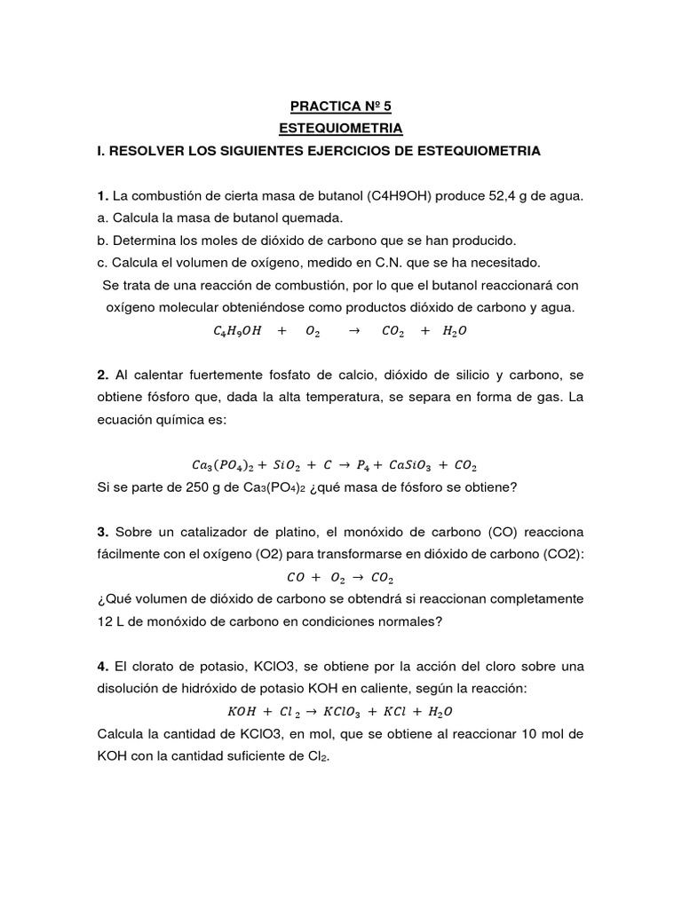Practica N°5 QMC | PDF | Combustión | Dióxido de carbono