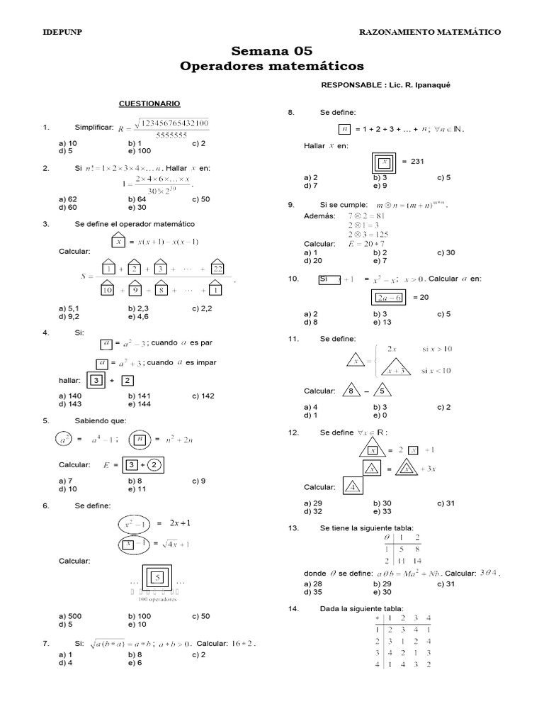 RAZ MAT - Semana 5 | PDF