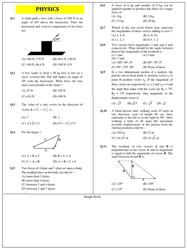 Vector | PDF | Force | Euclidean Vector