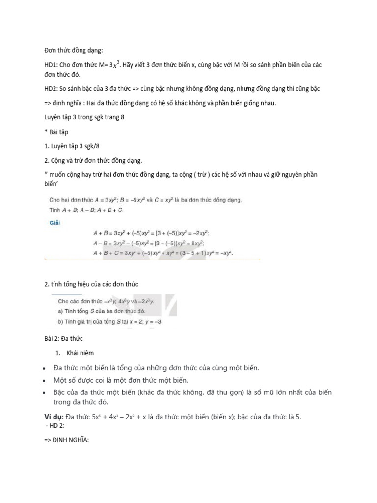 Đơn TH C Đ NG D NG L P 8 | PDF