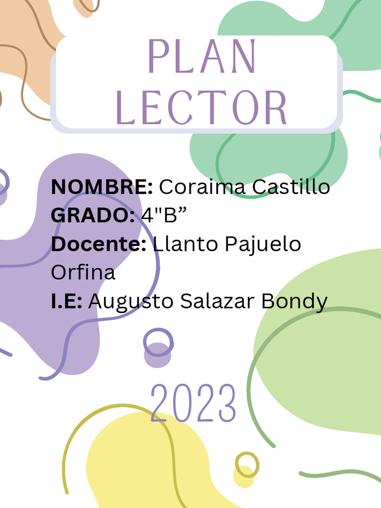 Plan Lector | PDF Plan Lector | PDF
