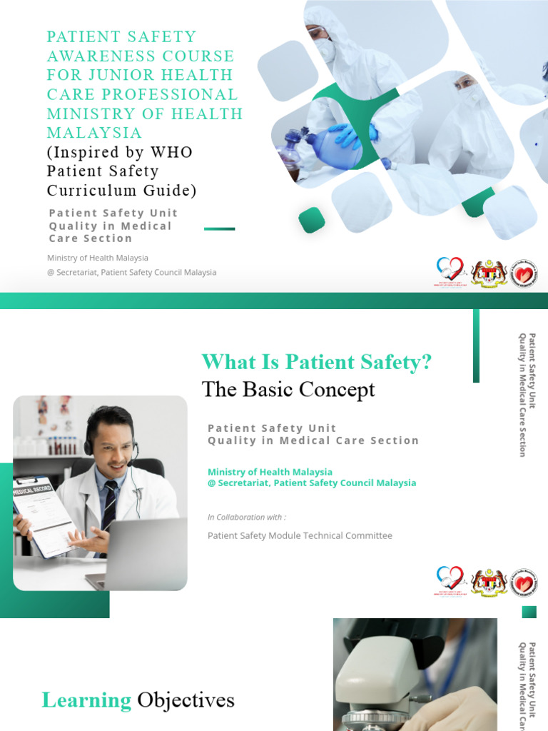 Salwa P1 - Patient Safety Concept Housemen KKM Slides | PDF | Patient ...