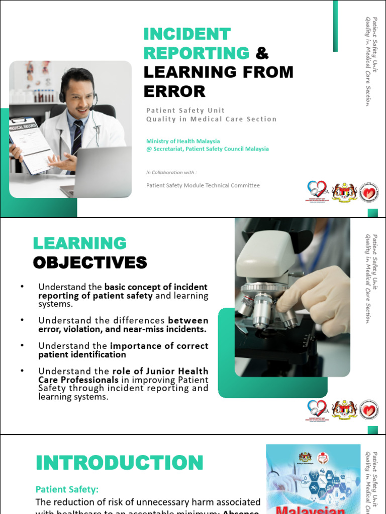 Incident Reporting & PT Identification | PDF | Patient Safety | Patient
