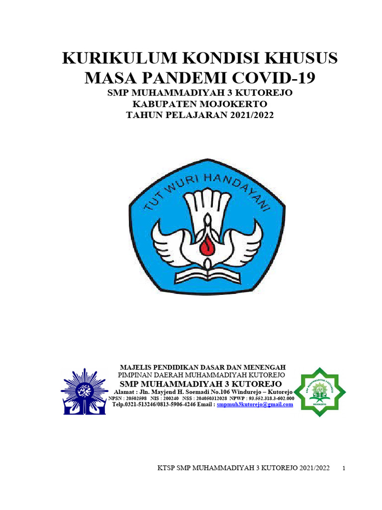 Bab 1 KTSP SMPM 3 (Baru) | PDF