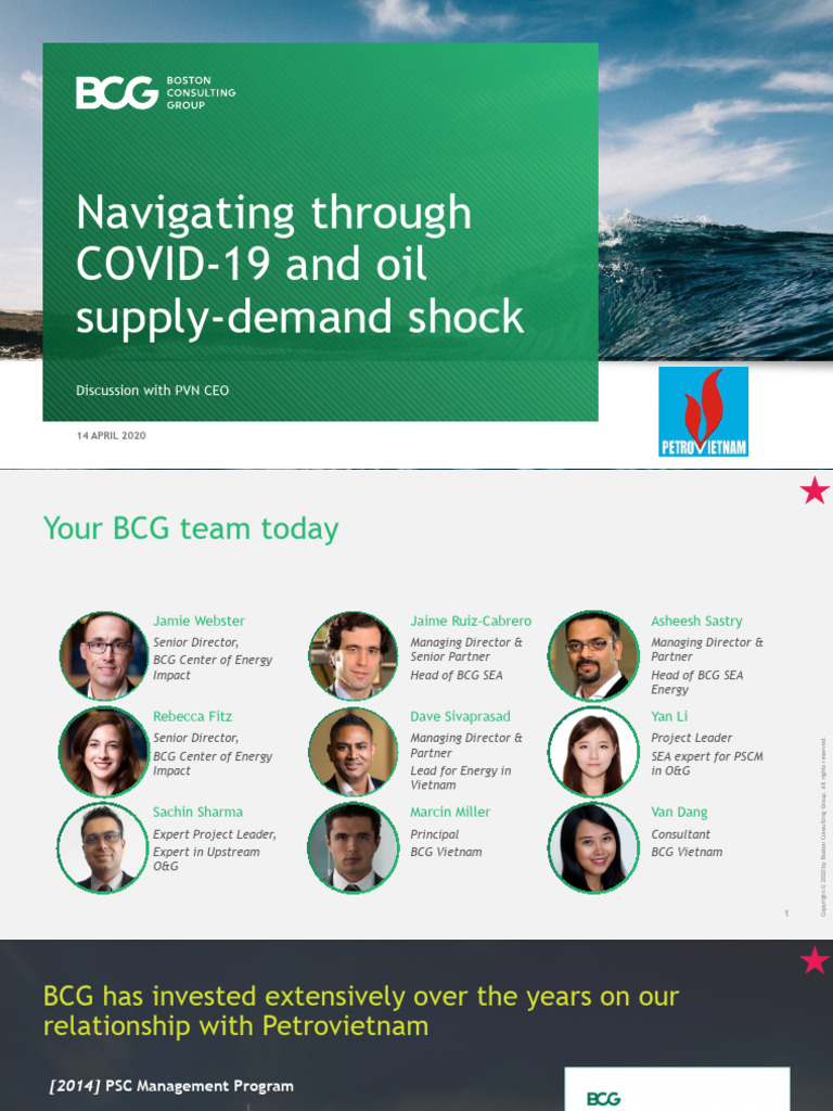 BCG - COVID-19 - Oil Supply-Demand Sock | PDF | Recession | Opec