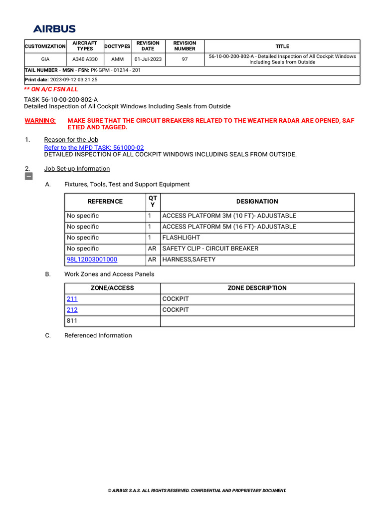 GIA - A330 - AMM - FSN - 201 - 01-Jul-2023 - 56-10-00-200-802-A ...