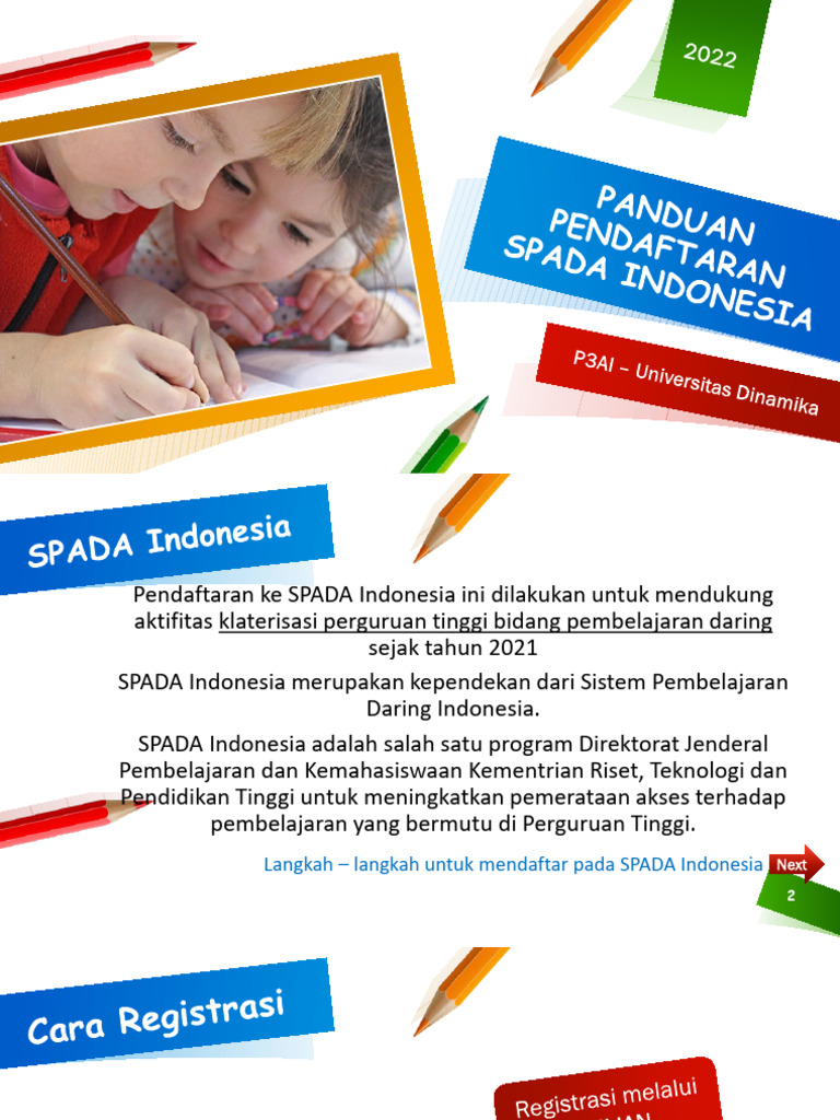Panduan Daftar Spada | PDF
