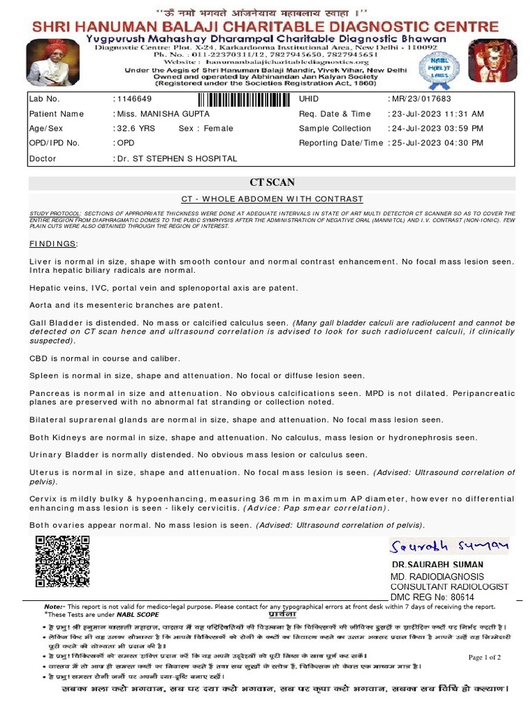 PDF Text | Download Free PDF | Large Intestine | Ct Scan