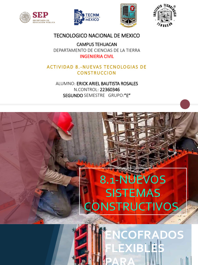 Nuevos Encofrados Flexibles En Construcción Pdf Hormigón Materiales
