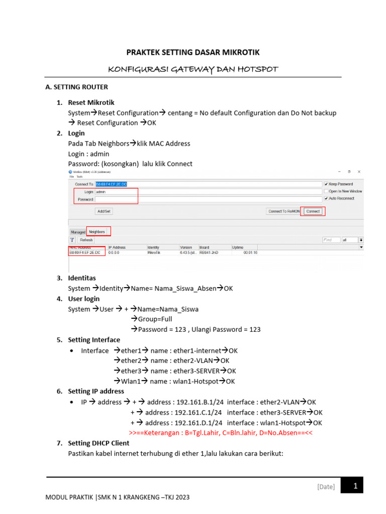 Modul Praktik Vlan 2022-1 | Download Free PDF | Networking Standards | Computing
