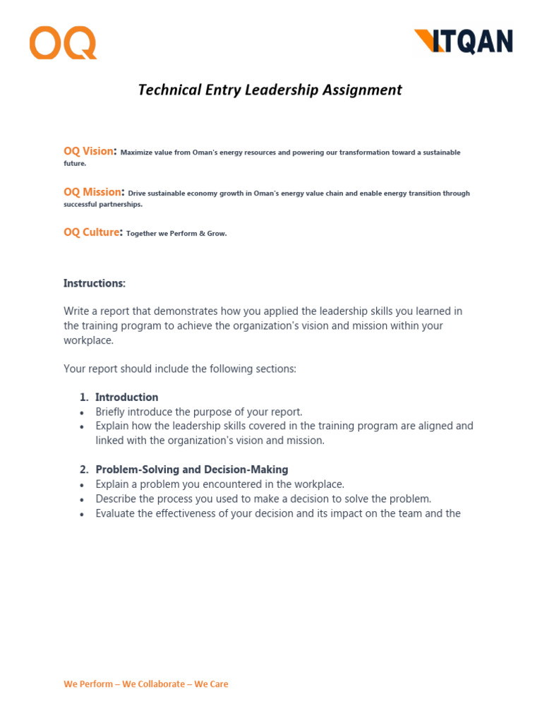 TTL Assignment-Part 1 | Download Free PDF | Goal | Performance Indicator