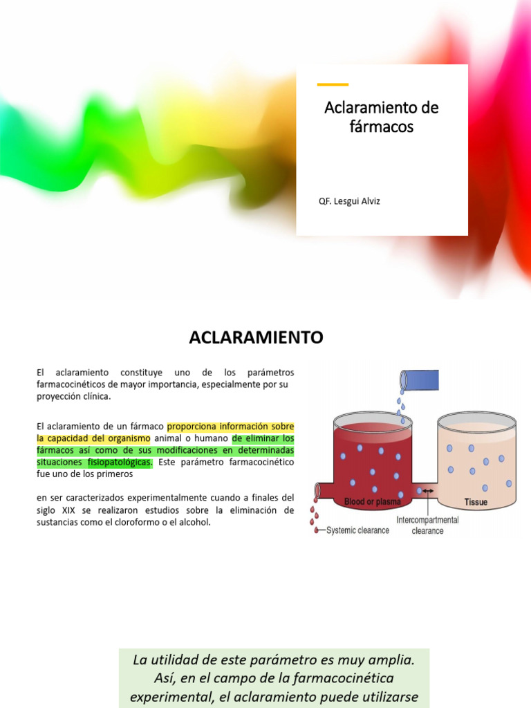 Clase 4 | PDF | Farmacocinética | Riñón