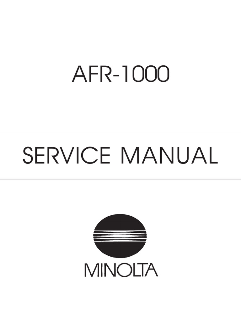 AFR 1000SMEng | PDF | Paper | Equipment