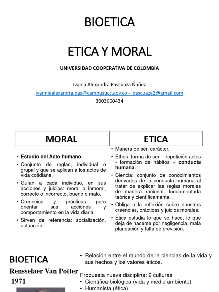 Etica y Moral | PDF | Moralidad | Bioética