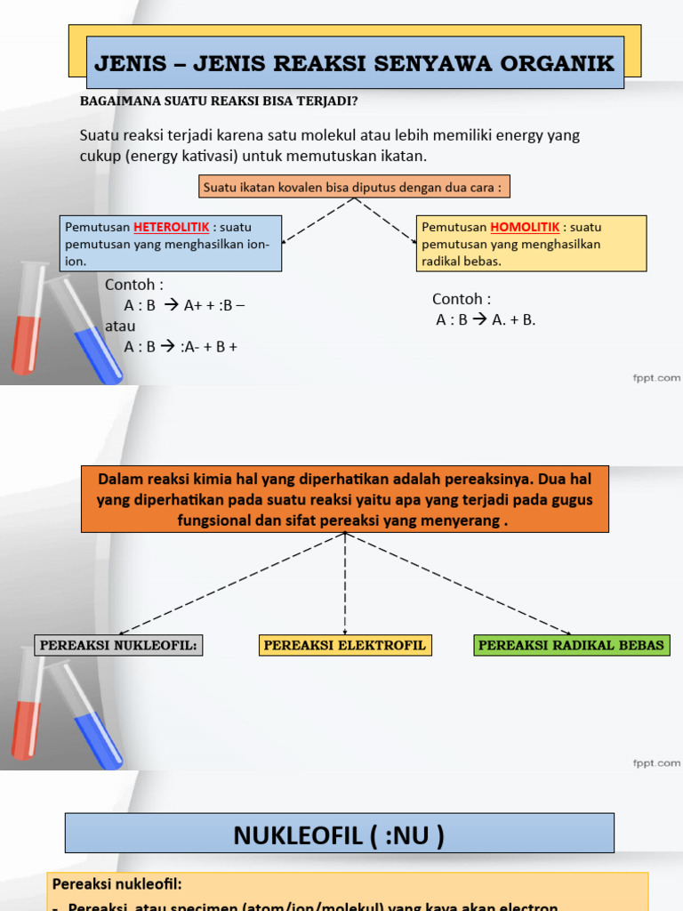 Reaksi Elektrofil & Nukleofil | PDF