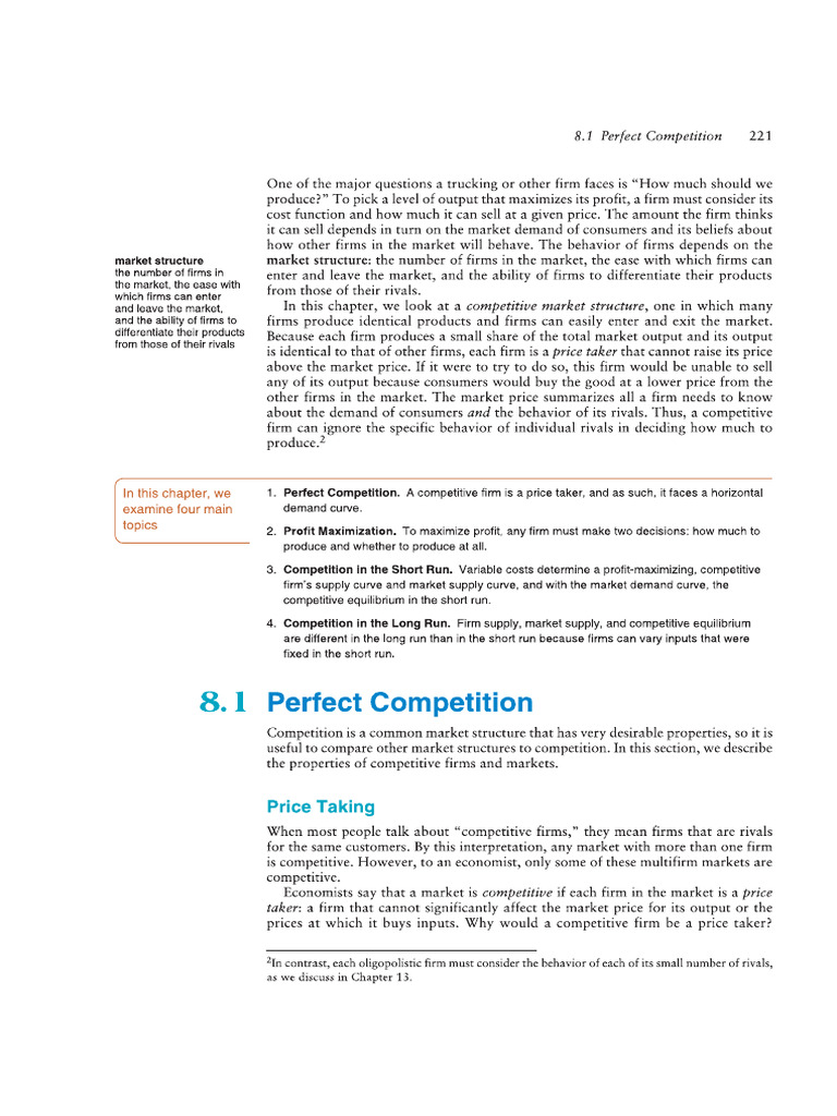 Perloff 2014 - Market Structures | PDF