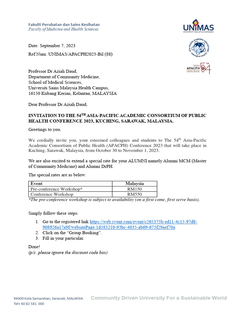 Invitation - Alumni USM | PDF | Service Industries | Money