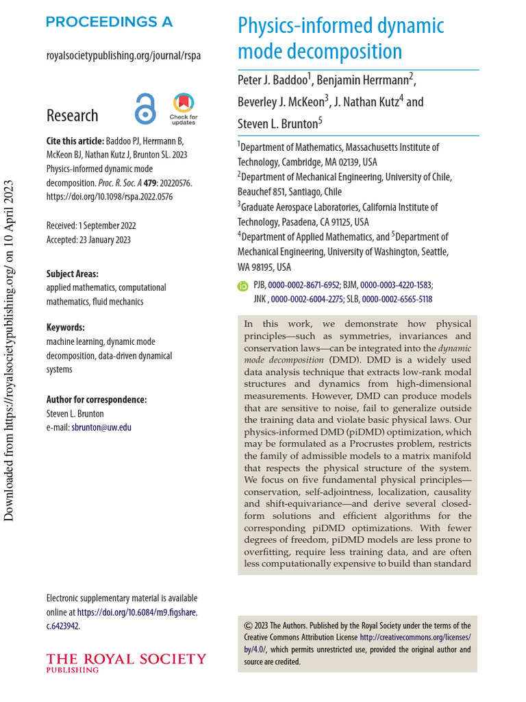 Rspa 2022 0576 | PDF | Machine Learning | Eigenvalues And Eigenvectors