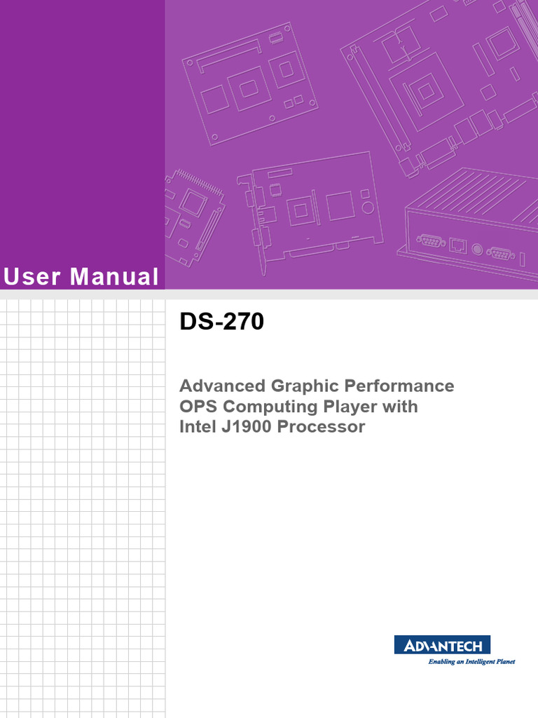 DS-270 User Manual (En) Ed.1 | PDF | Bios | Usb