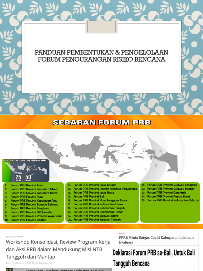 Panduan Forum PRB - at Glance | PDF