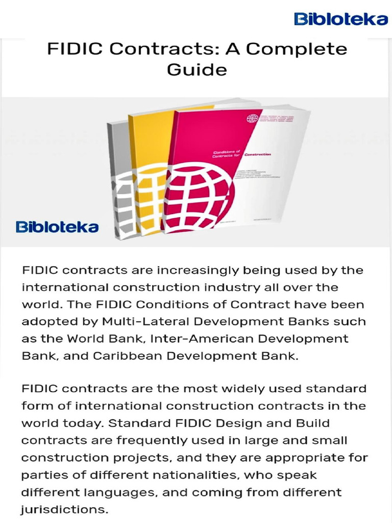 FIDIC | PDF