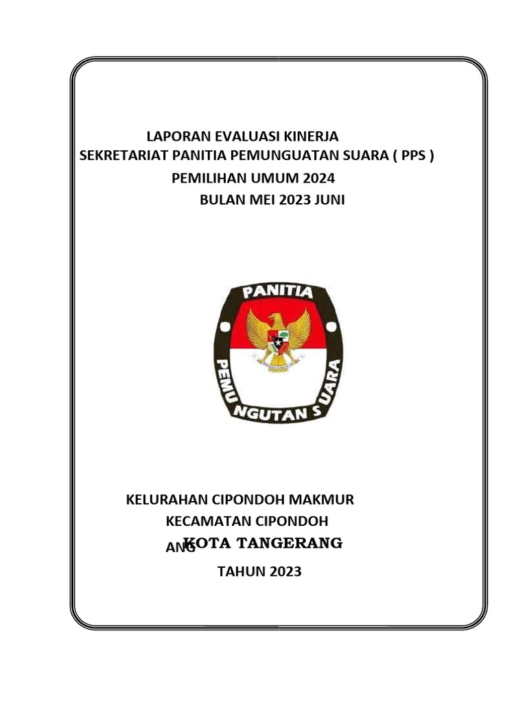 Lap.. Kin - Pps Cimak Bulan Mei 2023-1 | PDF