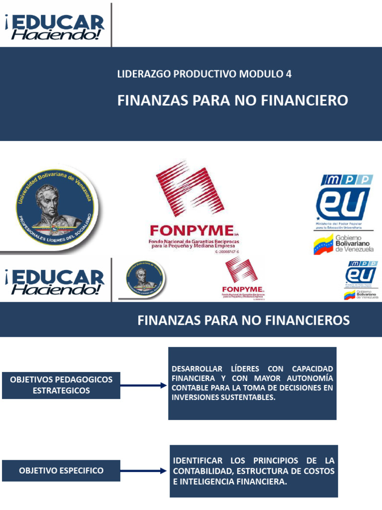 Modulo 4 Finanzas para No Financieros | PDF | Elasticidad (economía ...