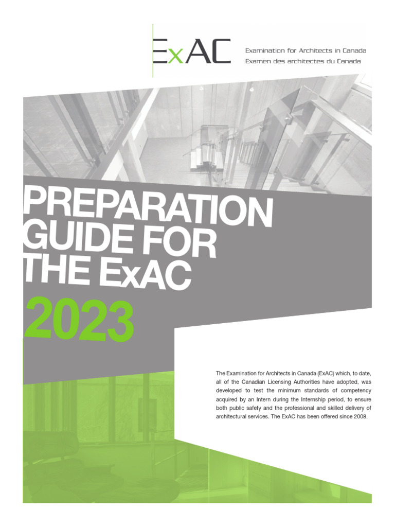 ExAC 2023 Preparation Guide | PDF | Identity Document