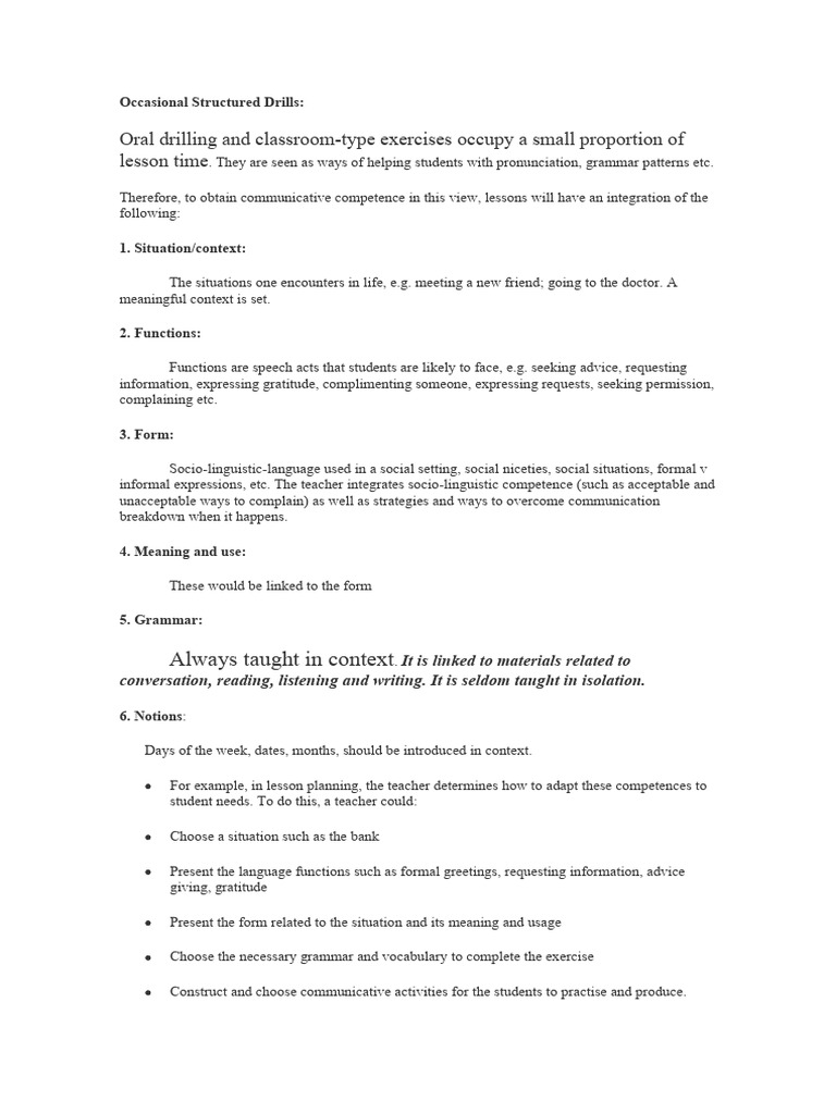 Communicative Language Teaching Guide | PDF | Behavior Modification | Communication