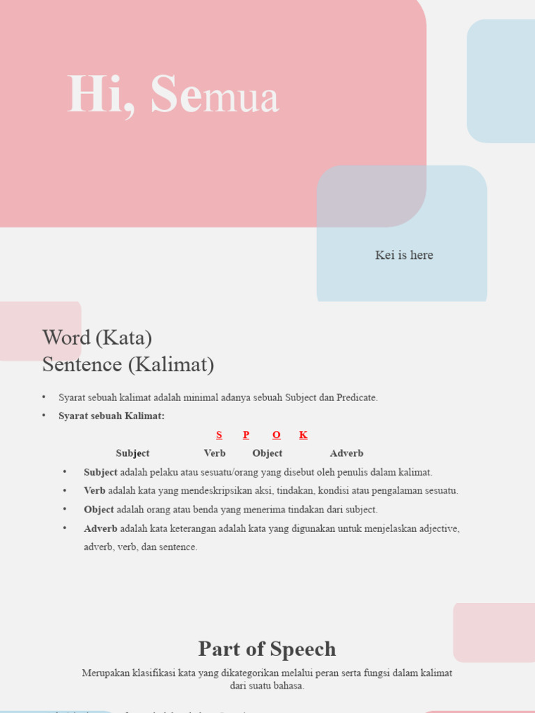 Hi, Se: Kei Is Here | PDF