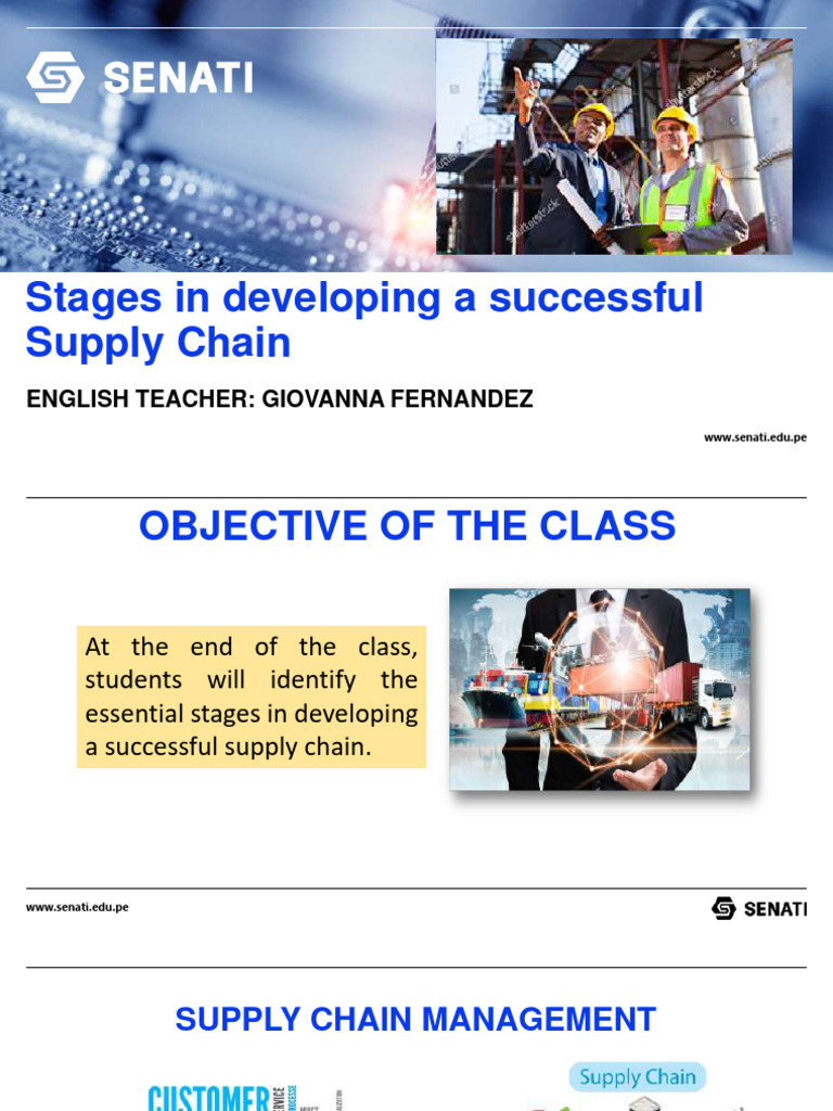 Class 9 Stages To Develop A Successful Supply Chain | PDF | Supply ...