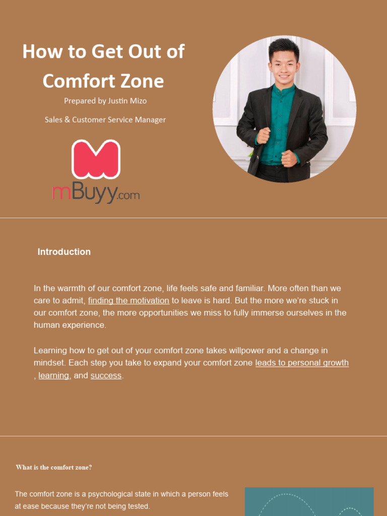 How To Get Out of Comfort Zone | PDF | Cognitive Psychology | Cognitive Science