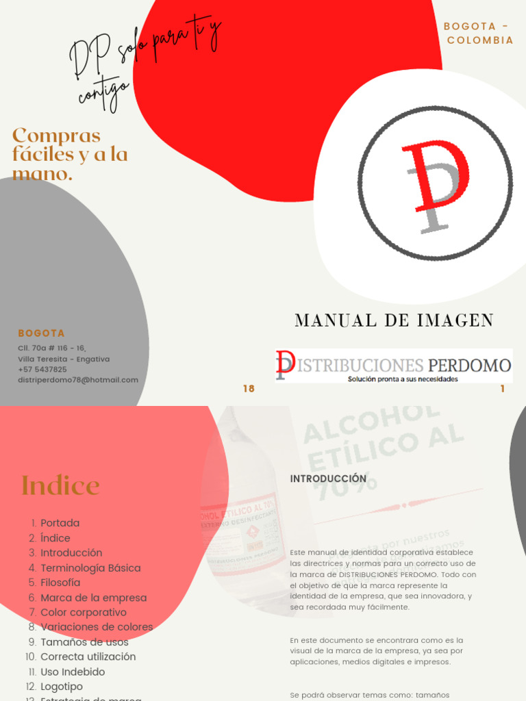 Distribuciones Perdomo Manual de Imagen | PDF | Logística | Marca