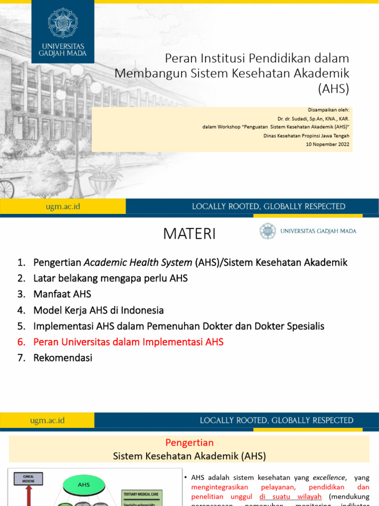 Peran Institusi Pendidikan Dalam Membangun AHS | PDF