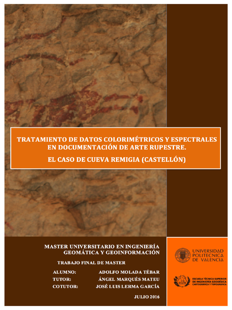 MOLADA - Tratamiento de datos colorimétricos y espectrales en ...