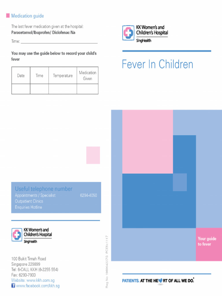 Fever in Children KKH | PDF