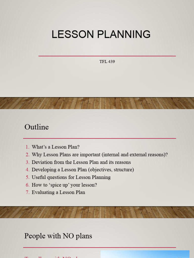 Lesson Planning - Lect#3 | PDF | Lesson Plan | Teachers
