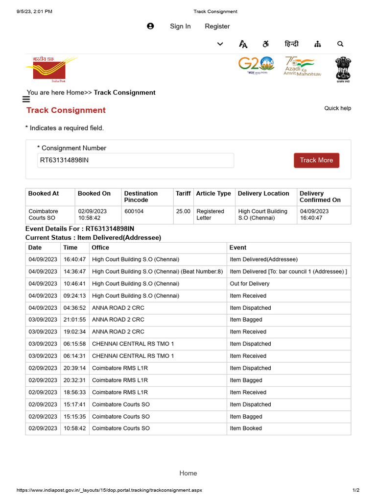 Track Consignment | Download Free PDF | Freight Transport | Written ...