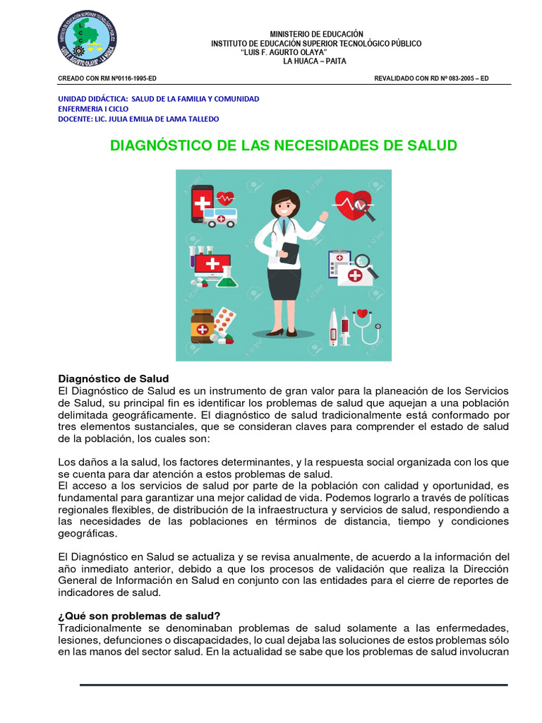 Diagnostico de Salud | PDF