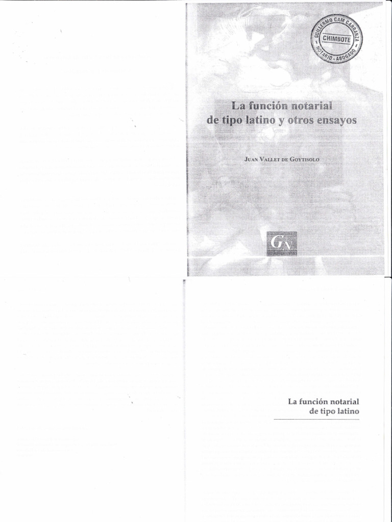 Funcion Notarial Juan Vallet | PDF | Propiedad | Justicia