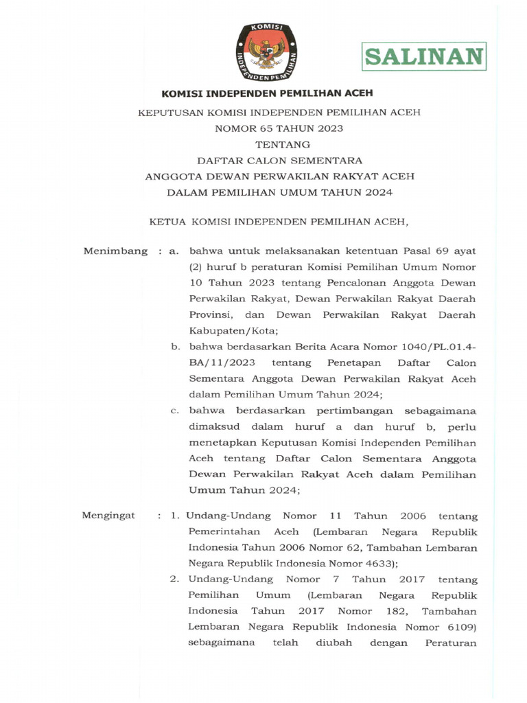 KPTS Kip 65 DCS Dpra | PDF