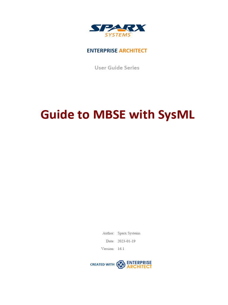 Mbse and Sysml | PDF | Conceptual Model | Enterprise Architecture