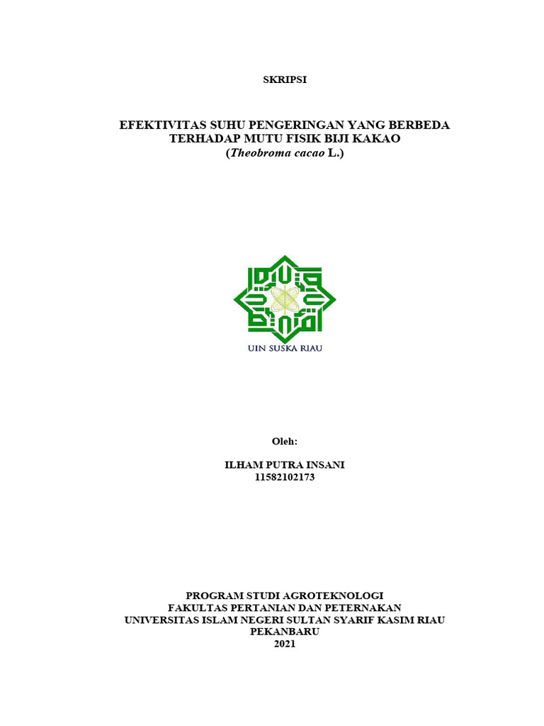 SKRIPSI | PDF | Kesehatan Holistik