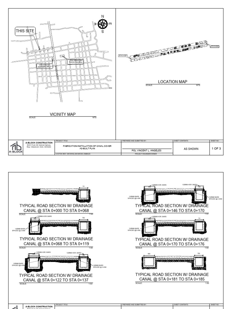 As Built Plan A Block | PDF
