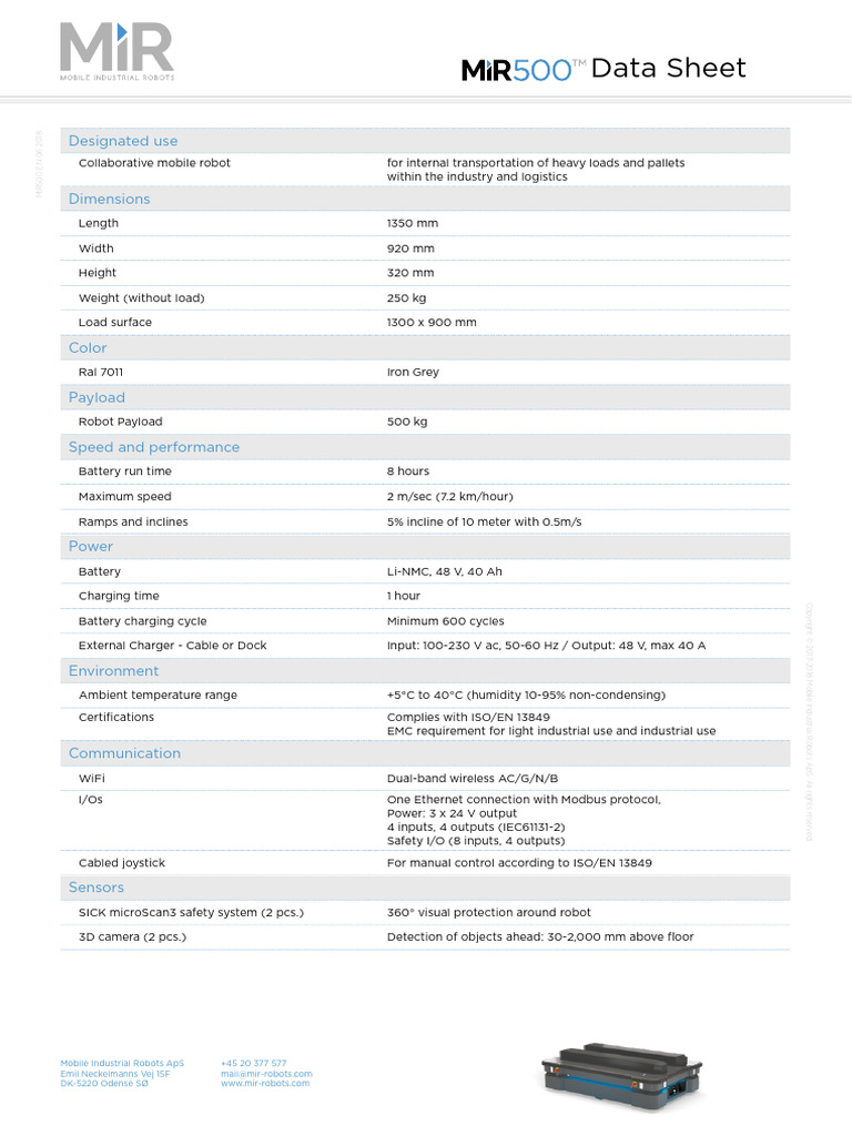 Mir500 Data Sheet | PDF | Battery Charger | Electrical Engineering