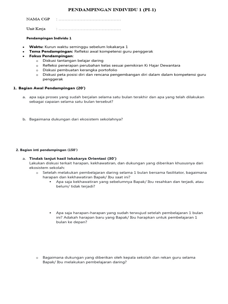 Topik Diskusi Pi-1 | PDF