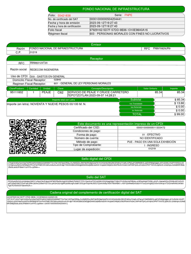 Fondo Nacional de Infraestructura: 55421838 Fnpe | PDF | Pagos