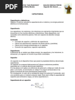 Capacitancia y Capacitores de Placas Paralelas | PDF | Capacidad | Condensador