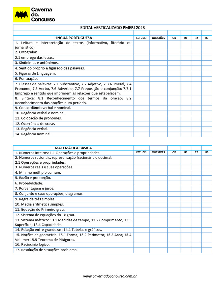 EDITAL VERTICALIZADO PMERJ 2023 DNFSCP | PDF | Administração pública ... EDITAL VERTICALIZADO PMERJ 2023 DNFSCP | PDF | Administração pública ...