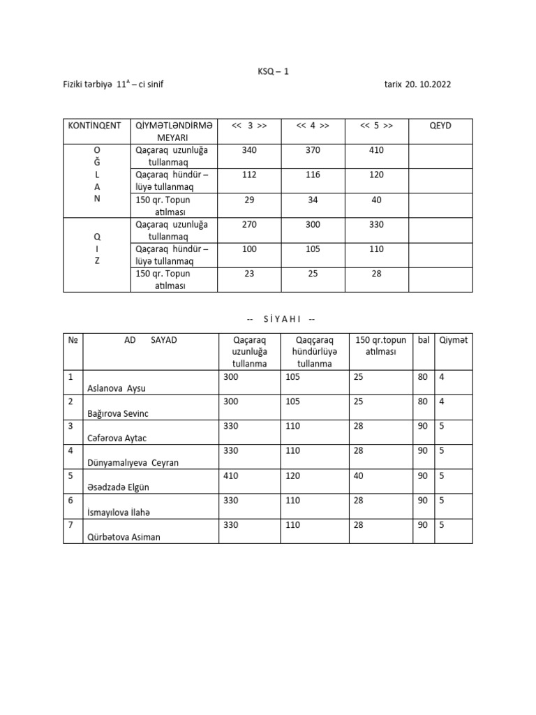 BSQ - 2 ... 11 Si̇ni̇f | PDF